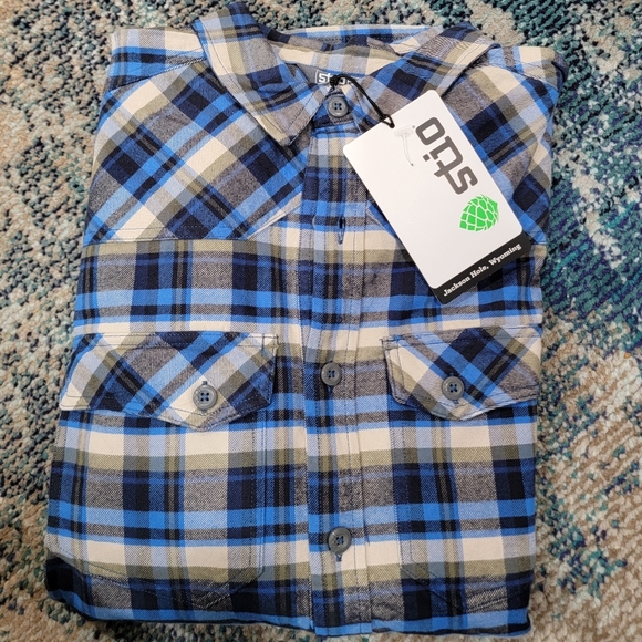 Stio | Shirts | Stio Mens Junction Midweight Flannel Shirt Size Large ...
